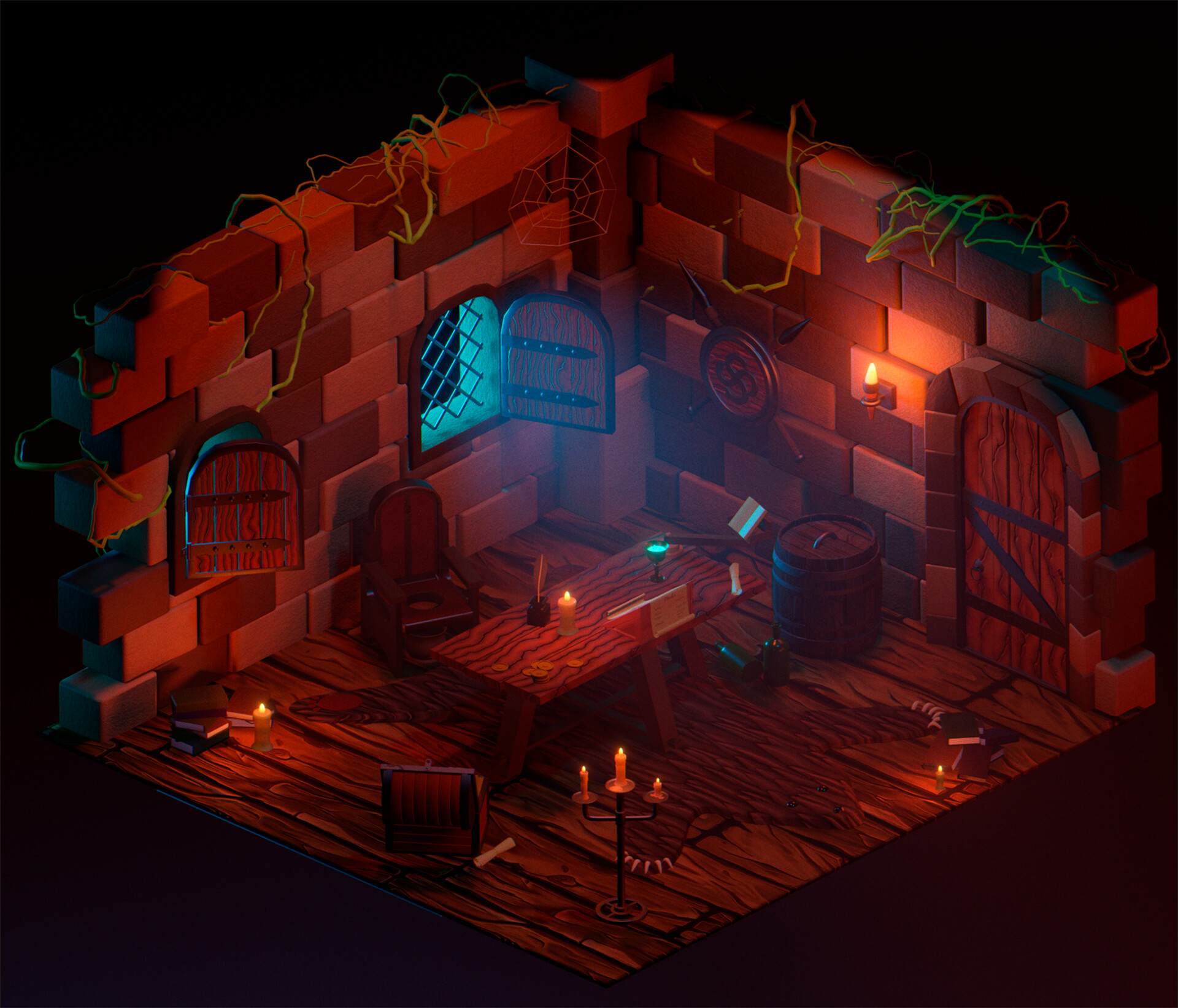 ArtStation - Medieval room