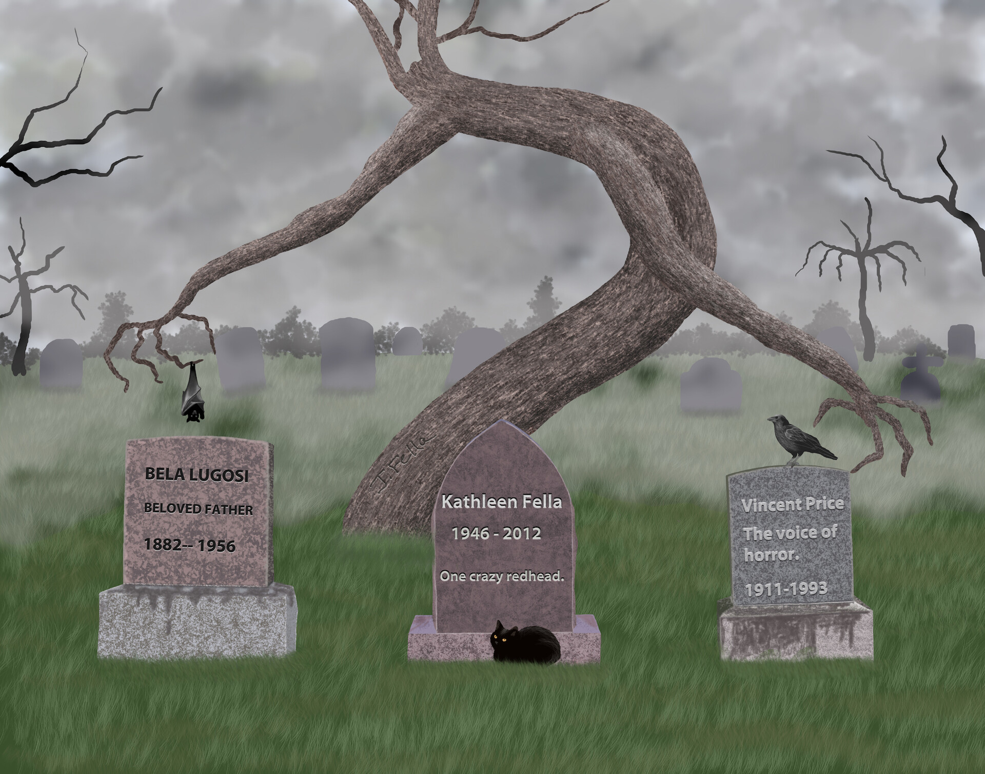 ArtStation - Graveyard Scene