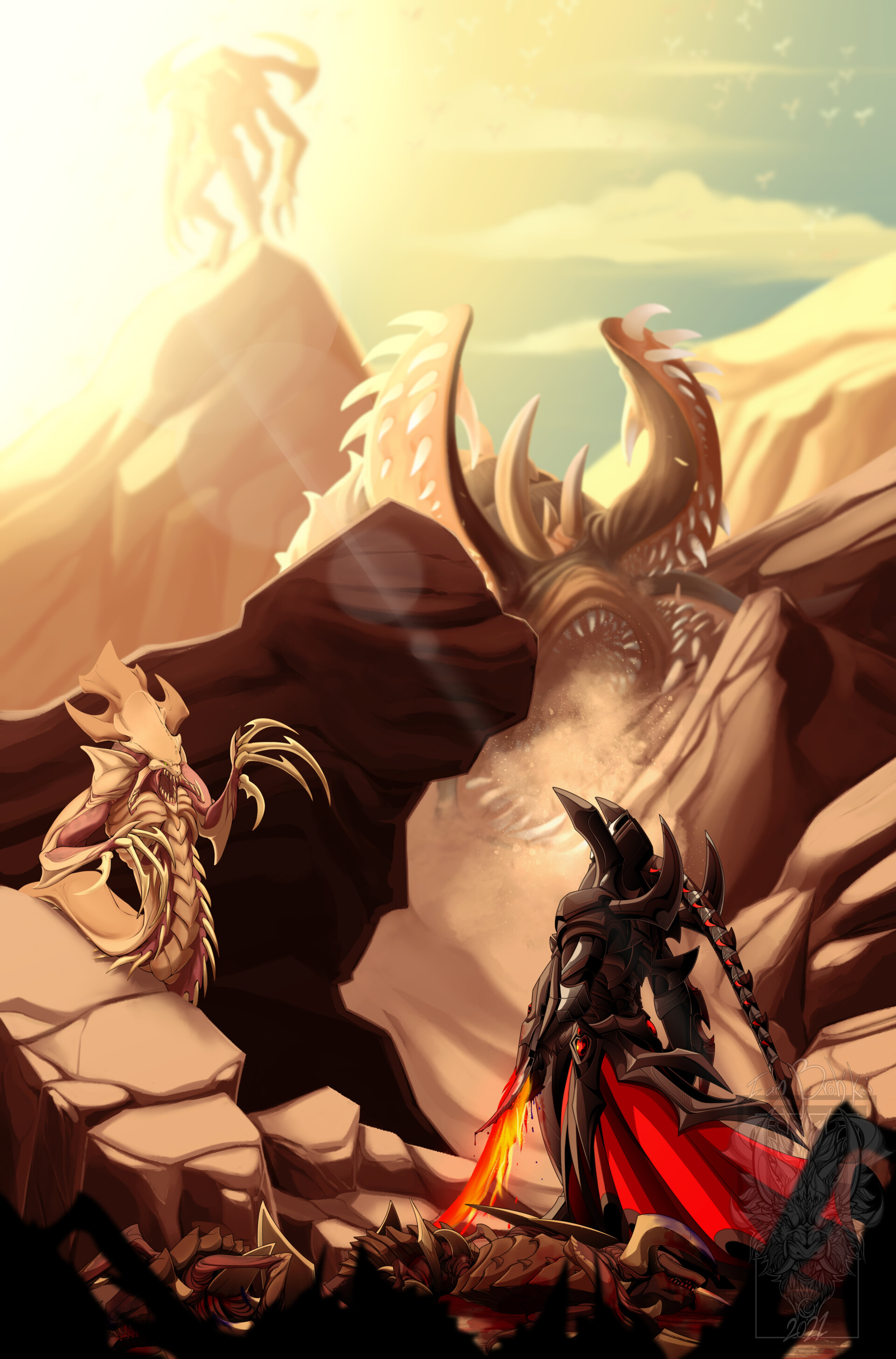 ArtStation - -Fall of the Daelaam-