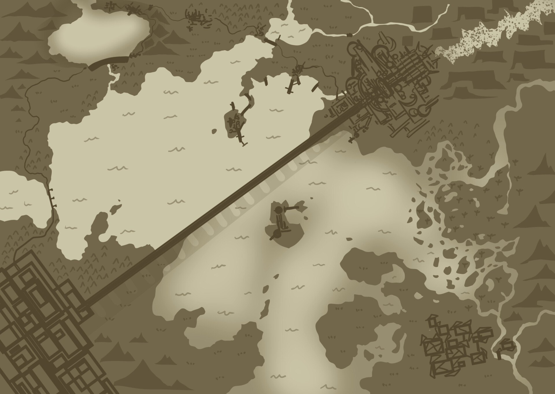 Ruben Menzel - University Project "BY ALL MEANS" - Environment work