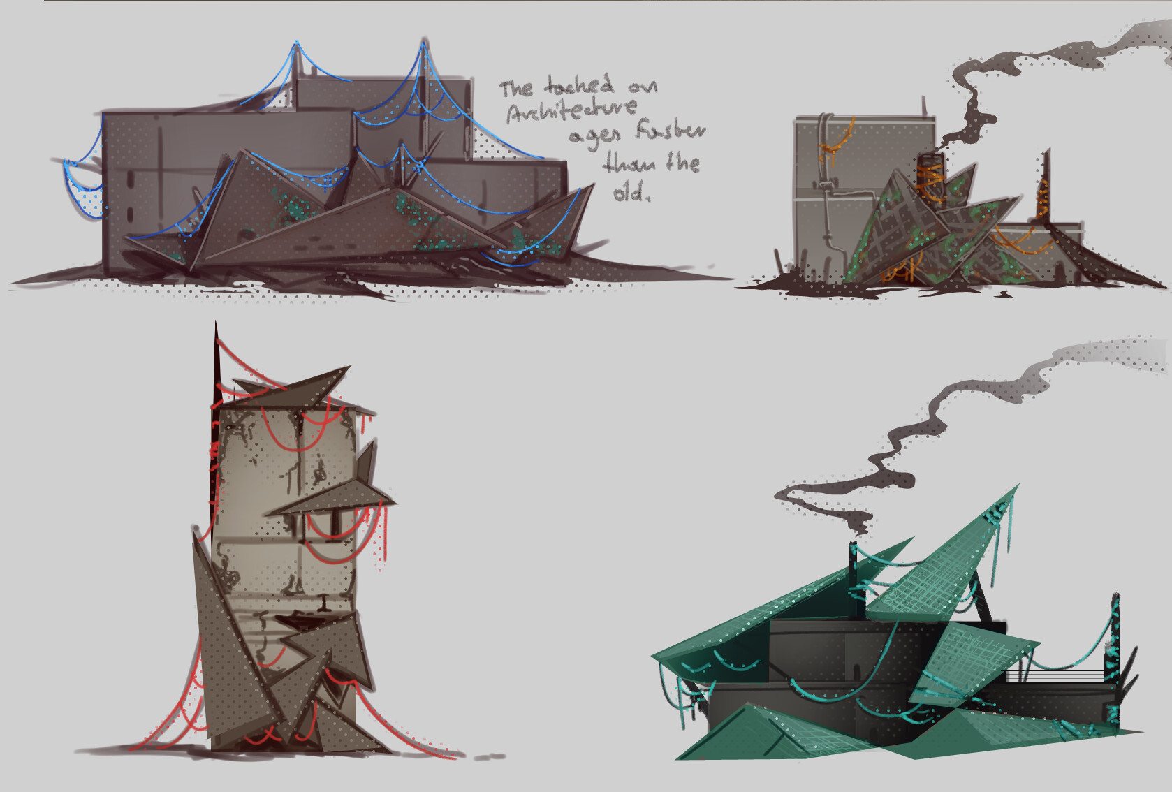 Ruben Menzel - University Project "BY ALL MEANS" - Environment work