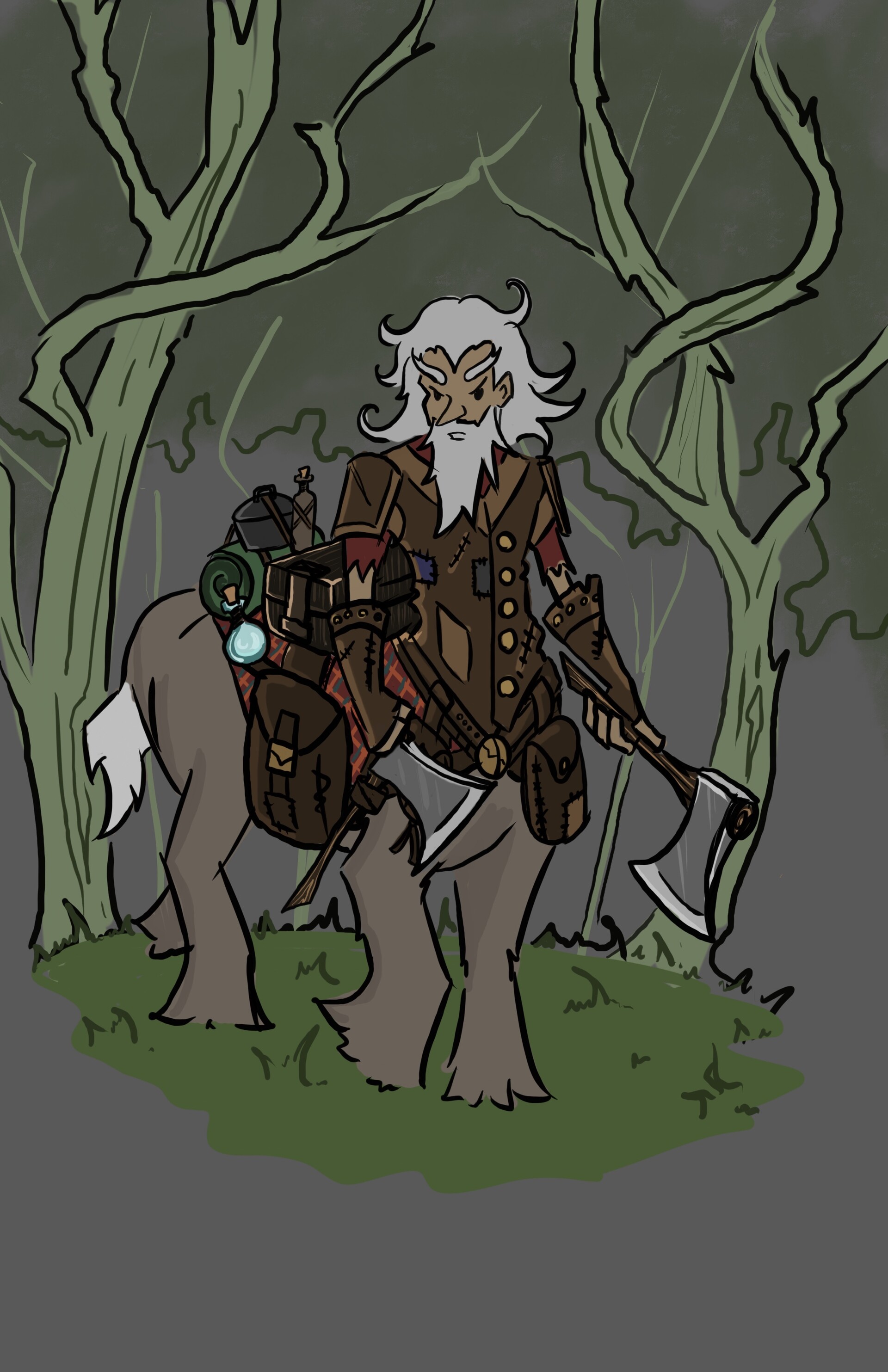 ArtStation - Old centaur