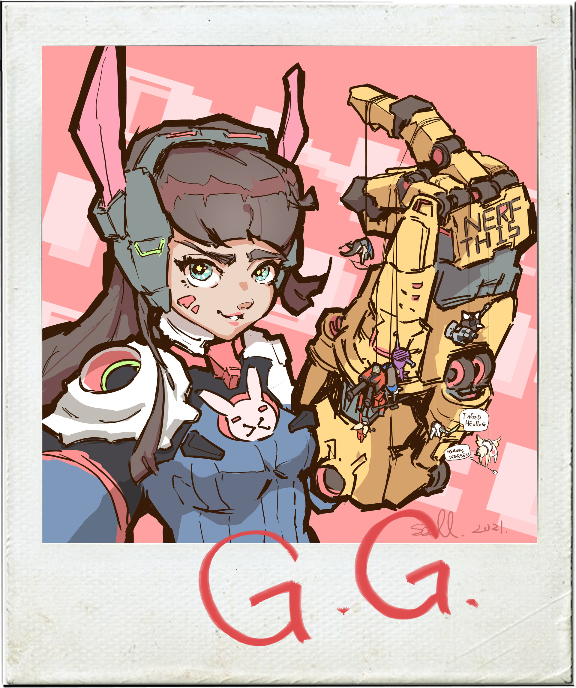 ArtStation - [Fan Art] Dva