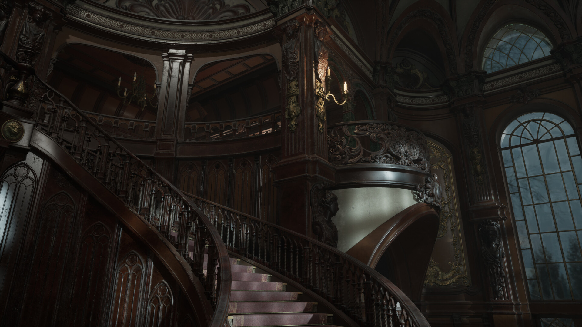 B.O.W.👁‍🗨 - UE4 Opera house Front hall RTX