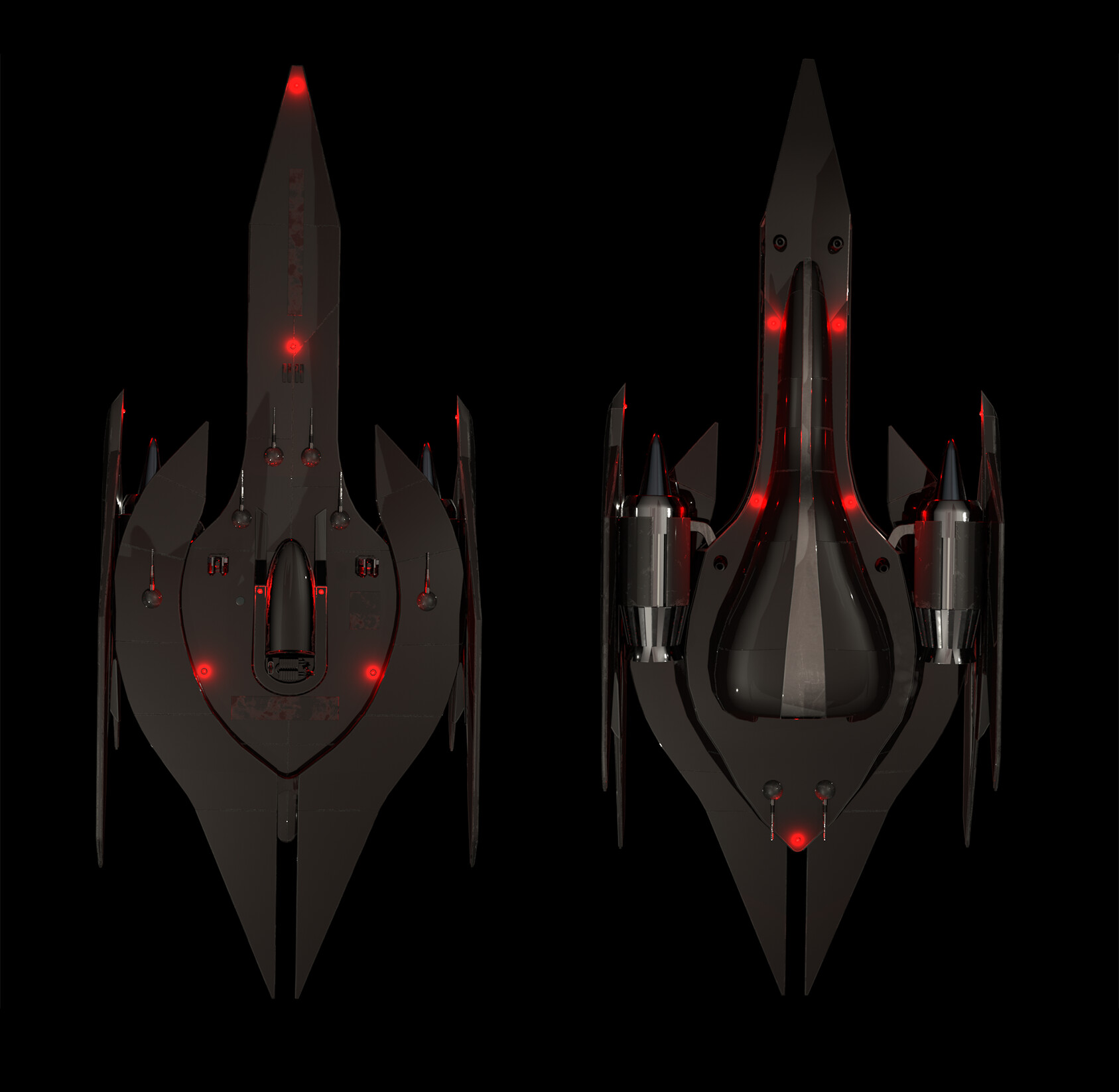 ArtStation - Combat spaceships