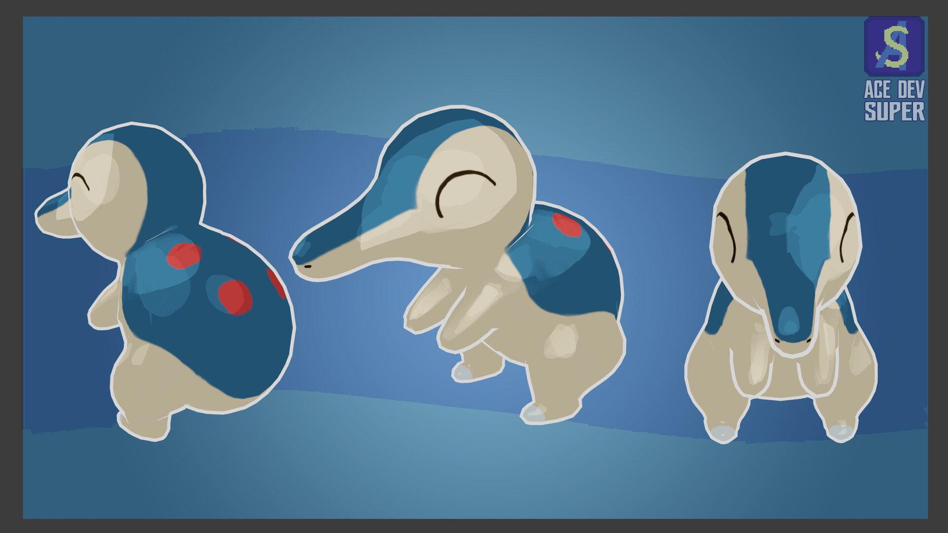 ArtStation - Cyndaquil 3D Model