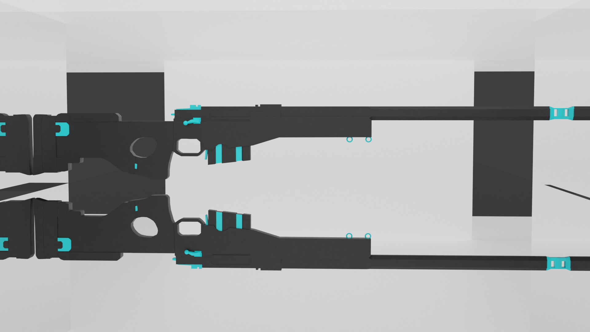 ArtStation - low polly guns pack