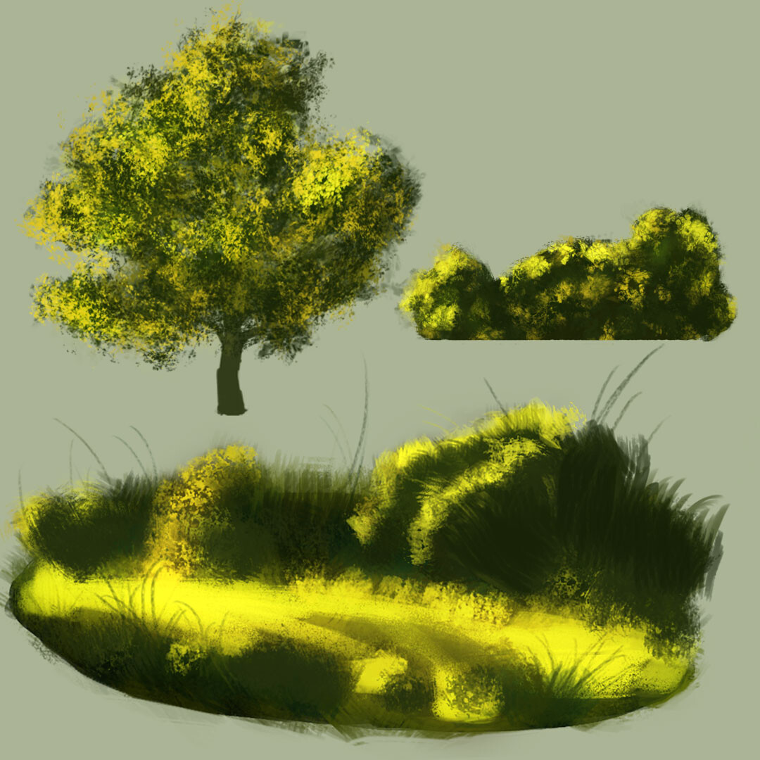 ArtStation - Sketch Practice of nature