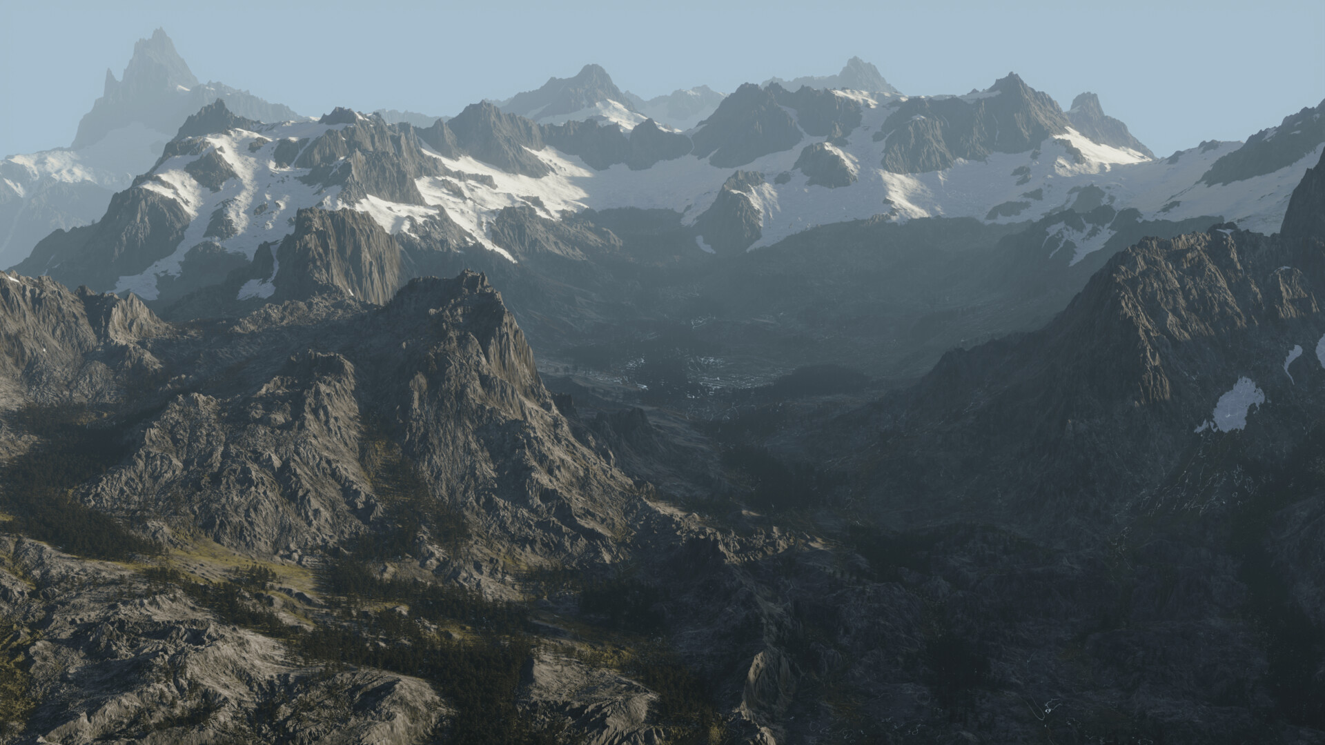 ArtStation - Mountain Landscape