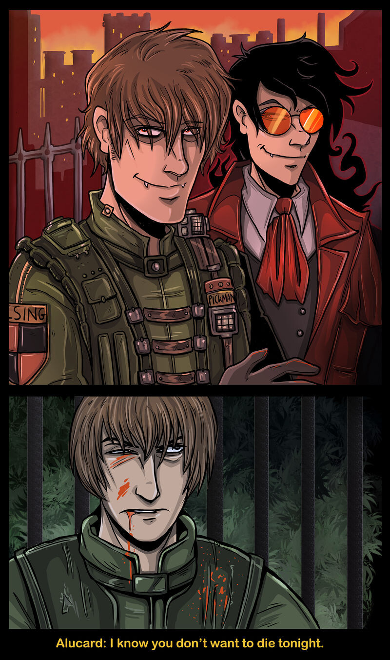 ArtStation - Chris Pickman - Hellsing Fan Art