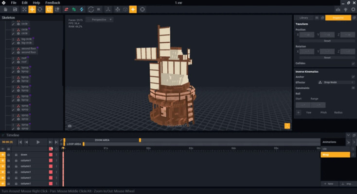 ArtStation - Voxel DE - ANIMATED Austrian Mill