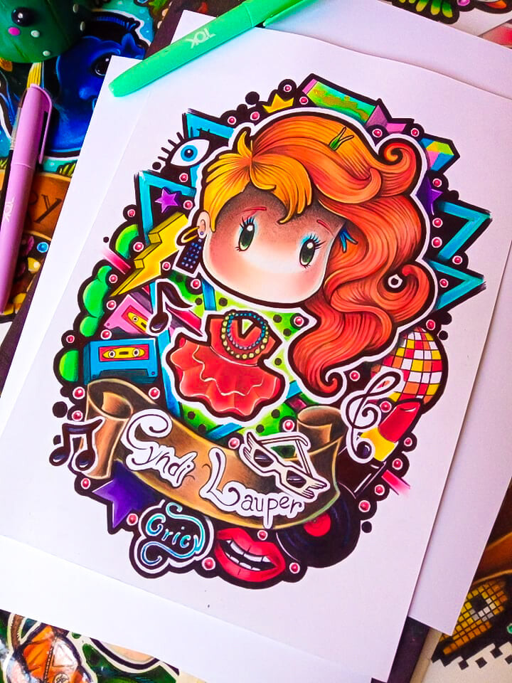 ArtStation - Cyndi Lauper