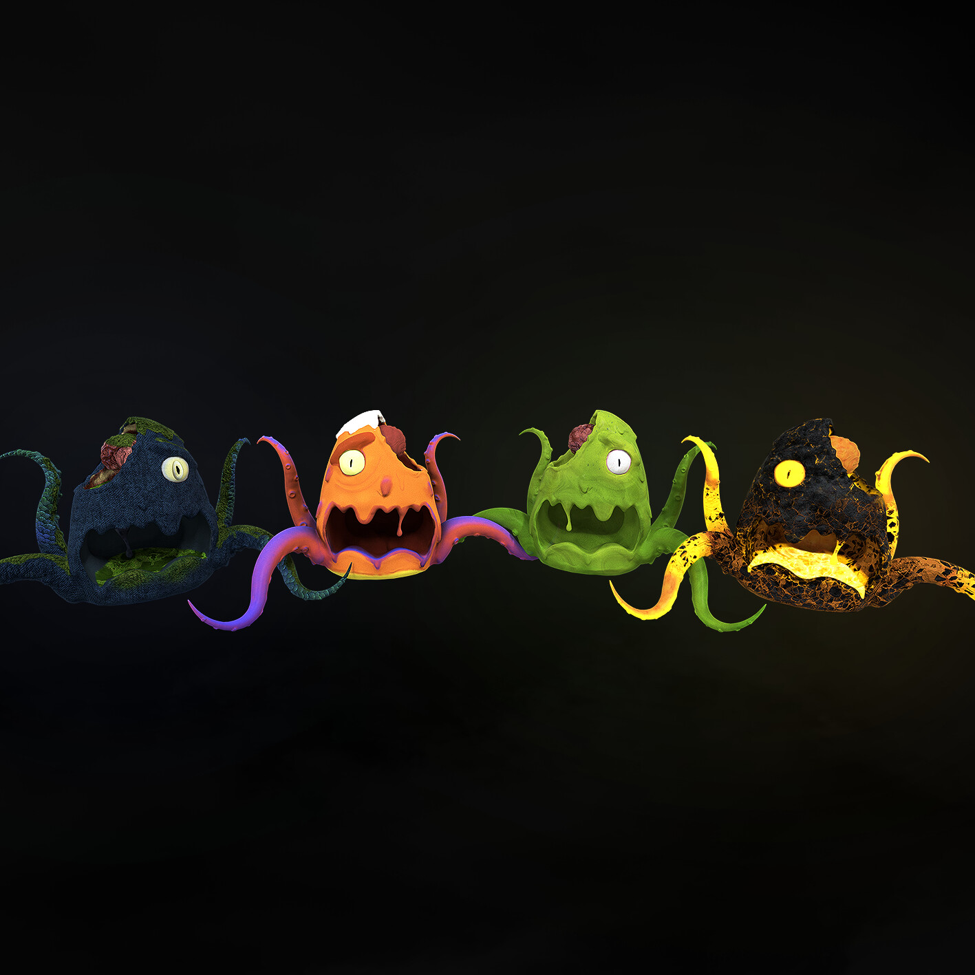 ArtStation - Melting Monster sculpt