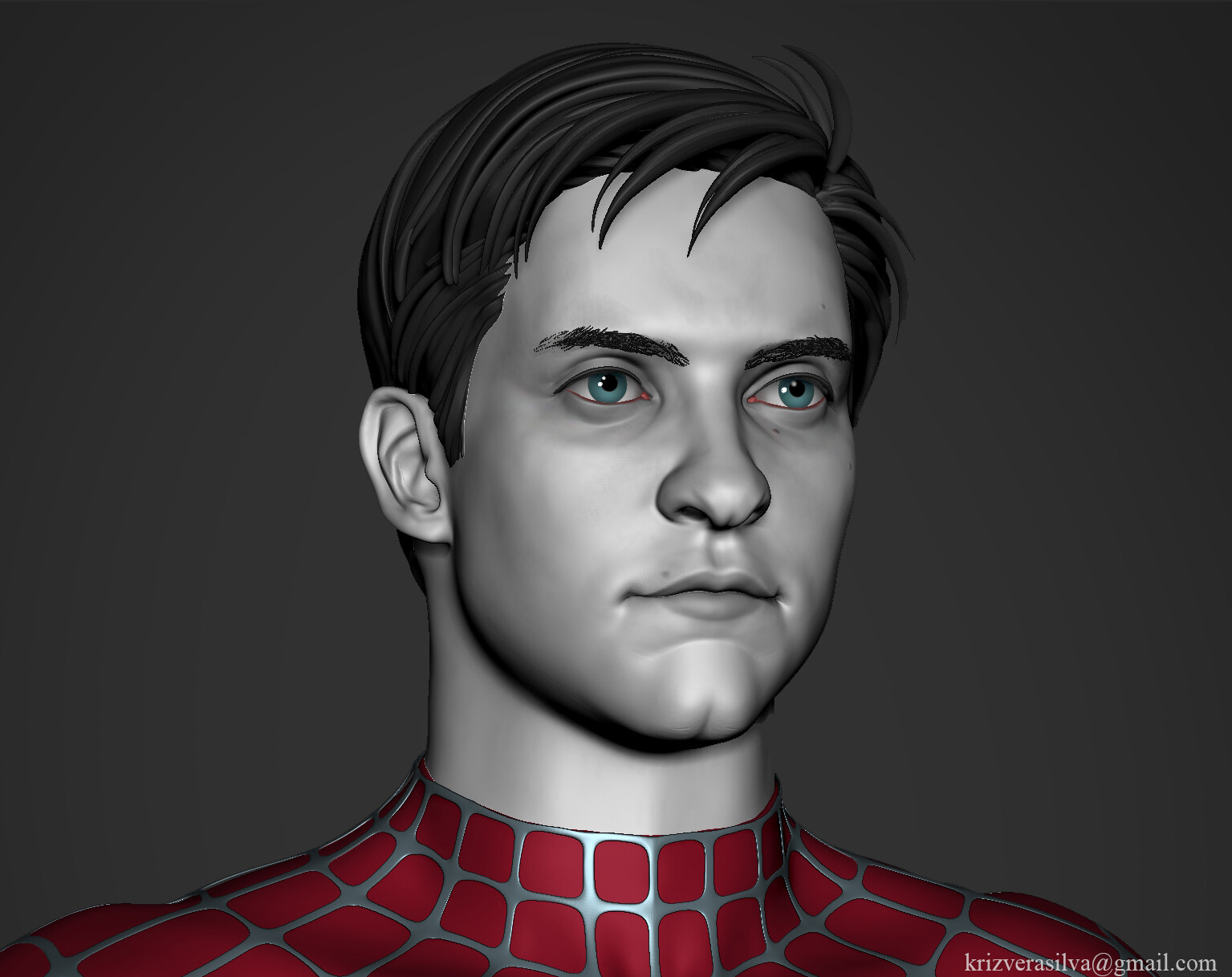ArtStation - Tobey Maguire Sculpt