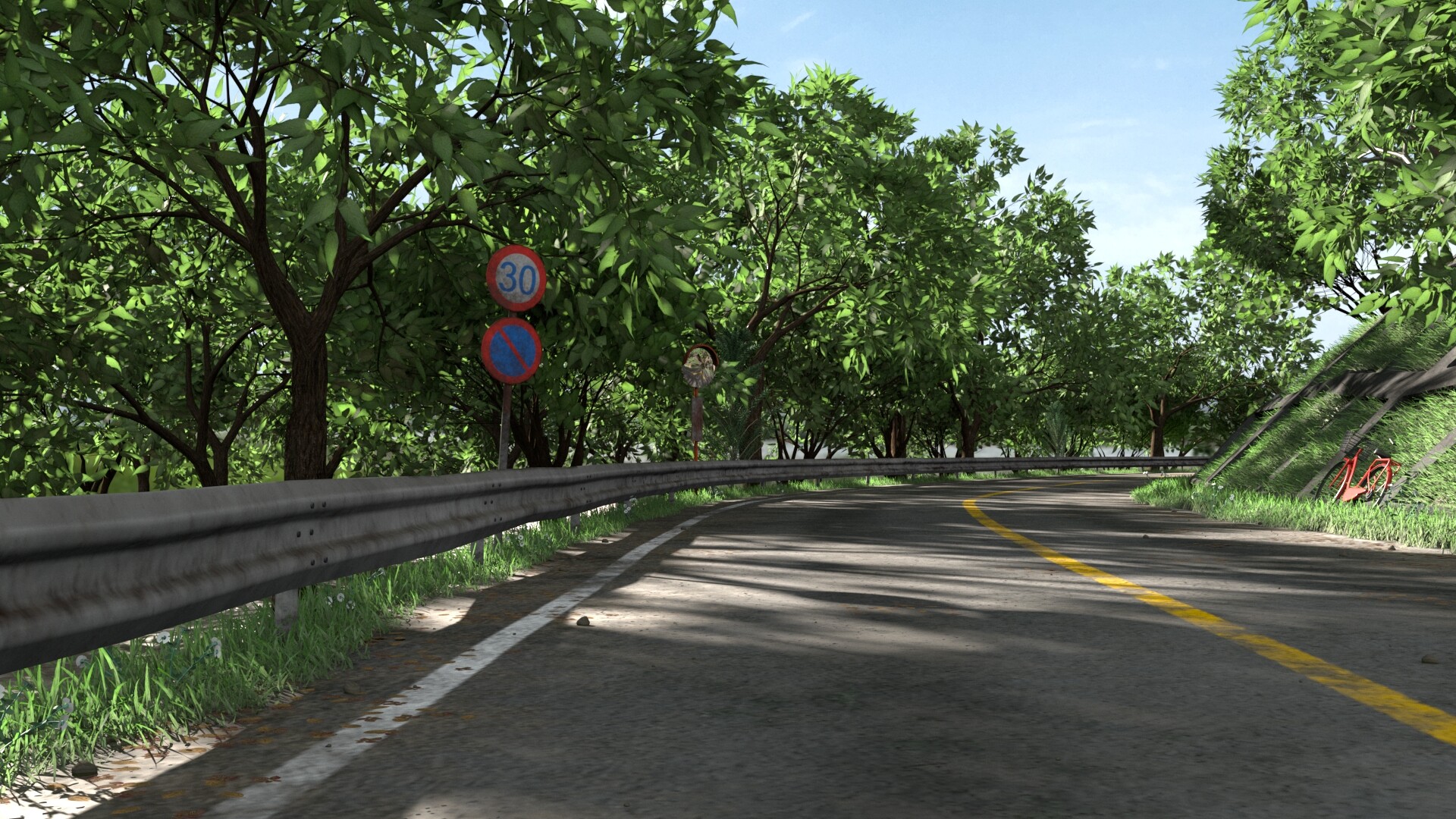 ArtStation - Forest Road