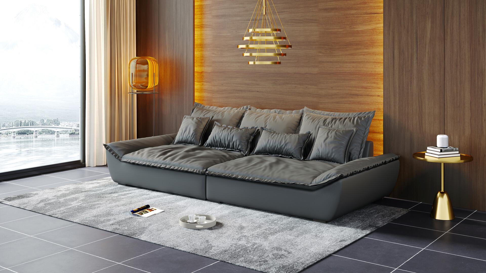 ArtStation - №290 3ds max sofa modeling and rendering tutorial