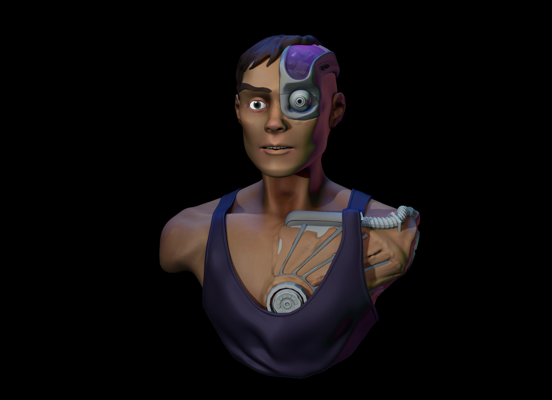 ArtStation - Cyber Boy