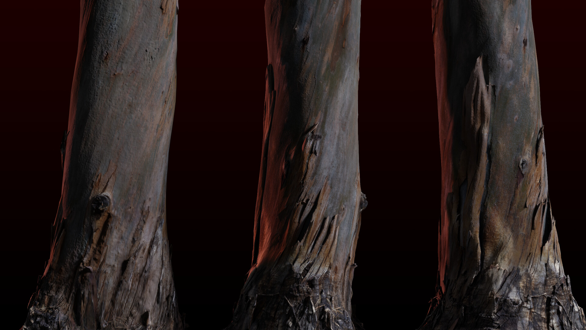 ArtStation - Eucalyptus Trunks A