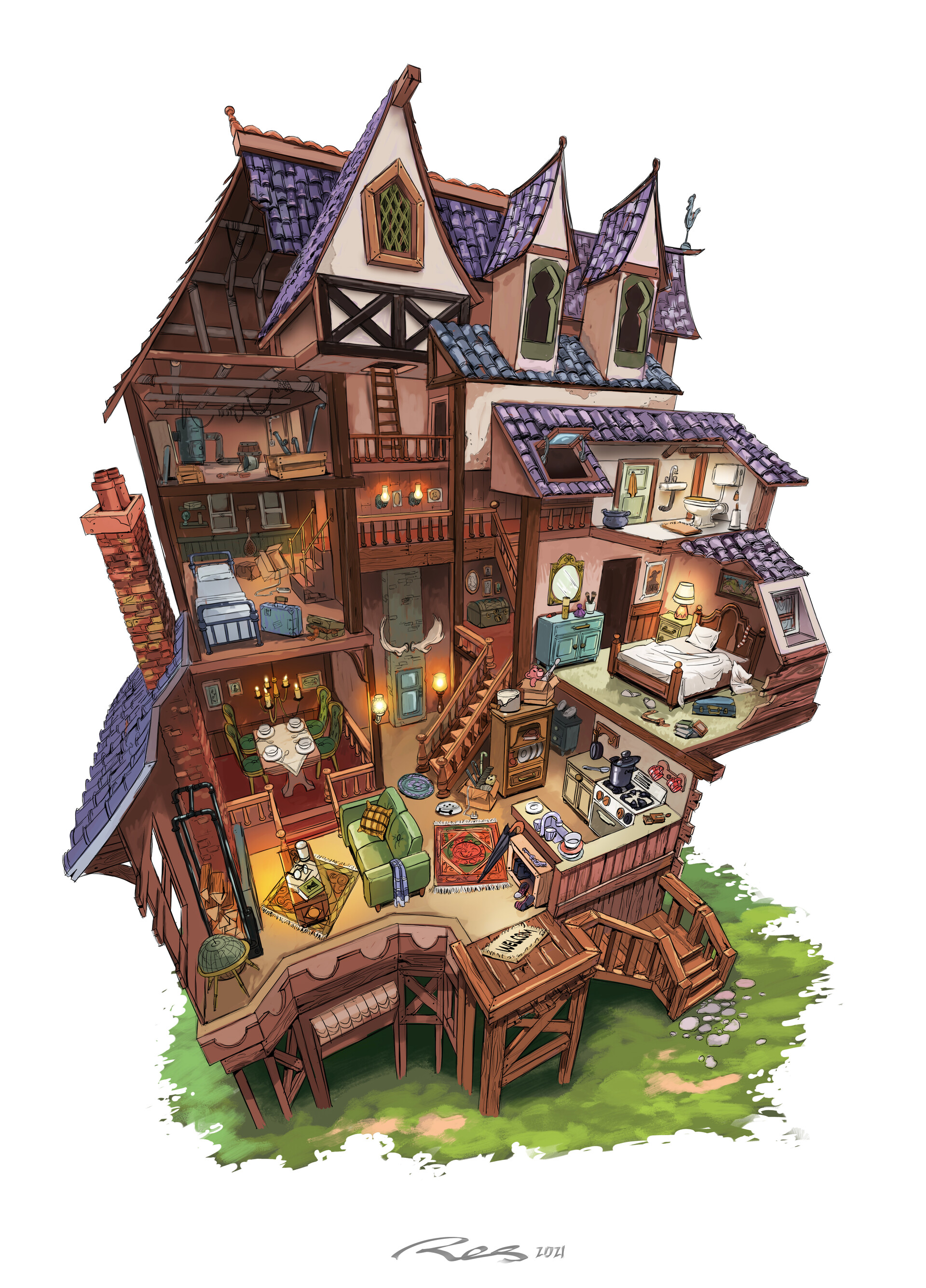 ArtStation - Set design for personal project