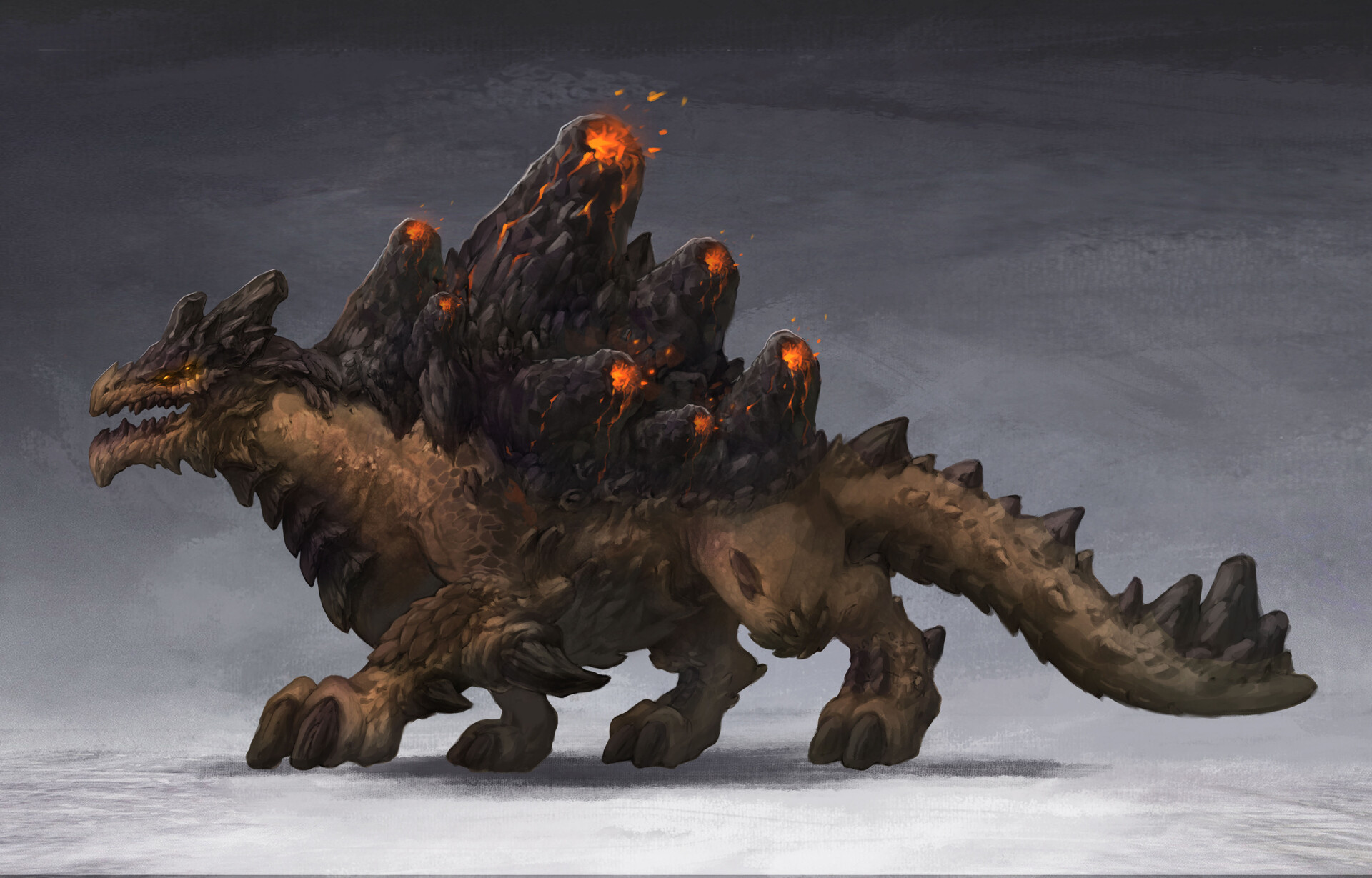 ArtStation - Rava Dragon Monster