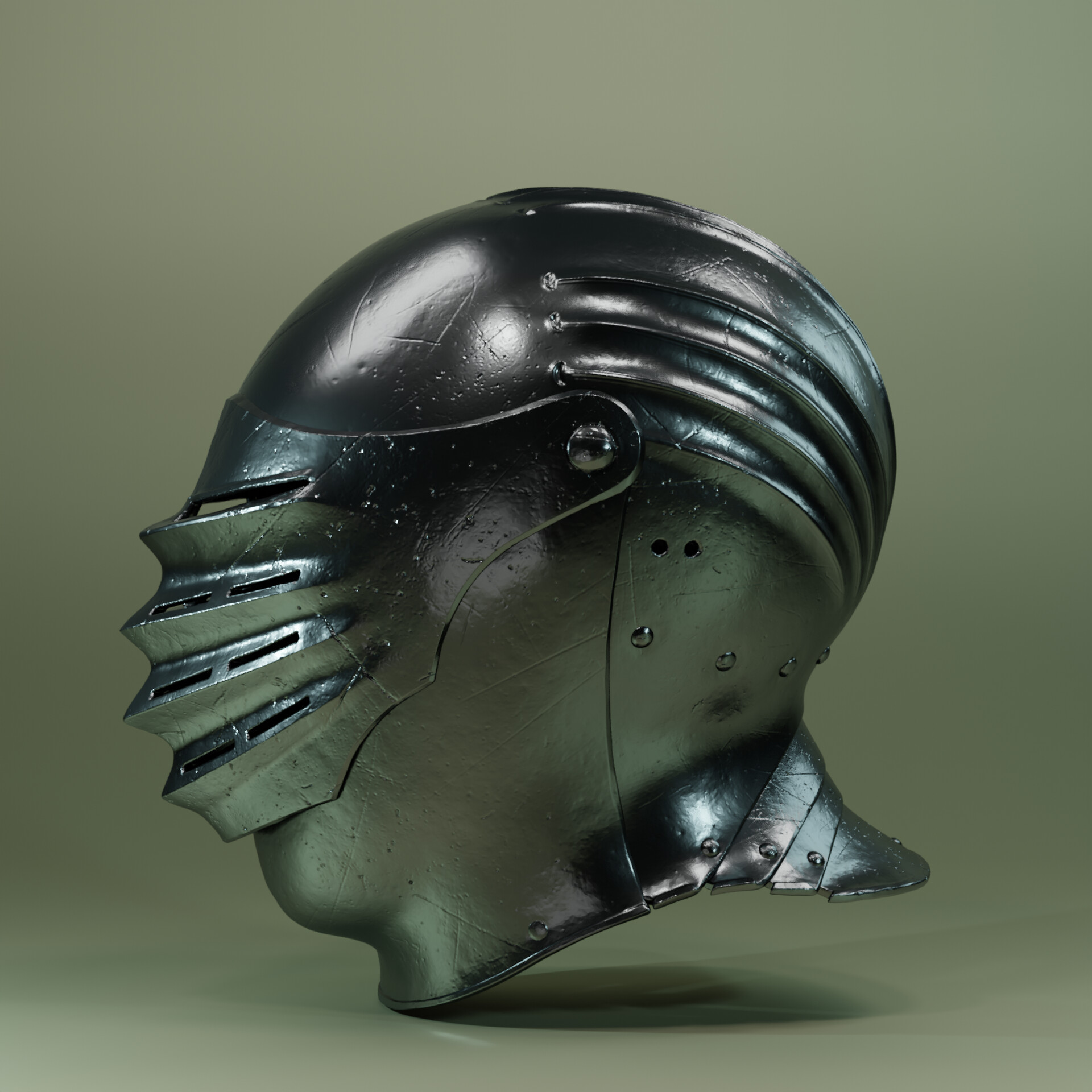 ArtStation - Maximilian Helmet - 3D printing