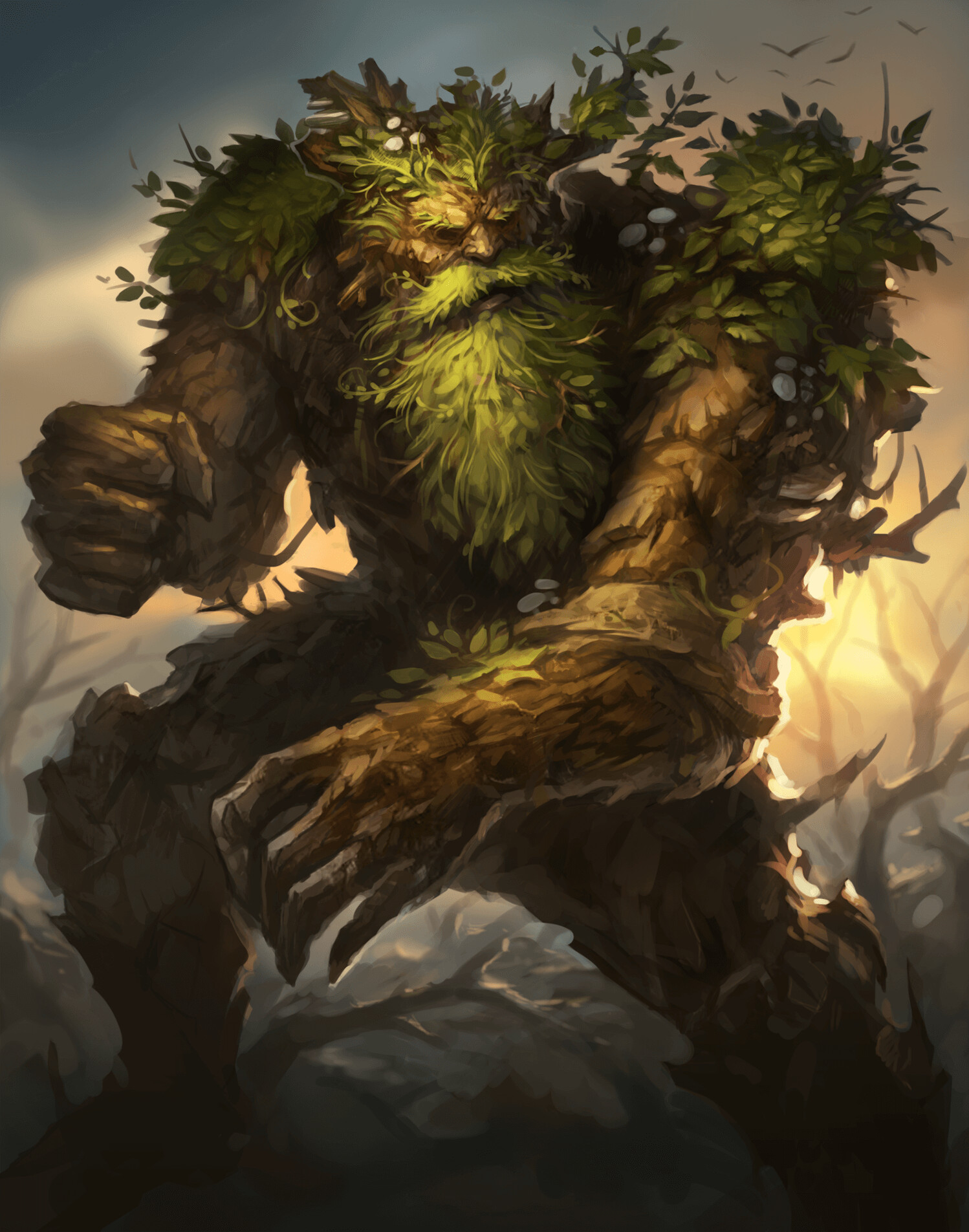 ArtStation - Card Heroes: Treant