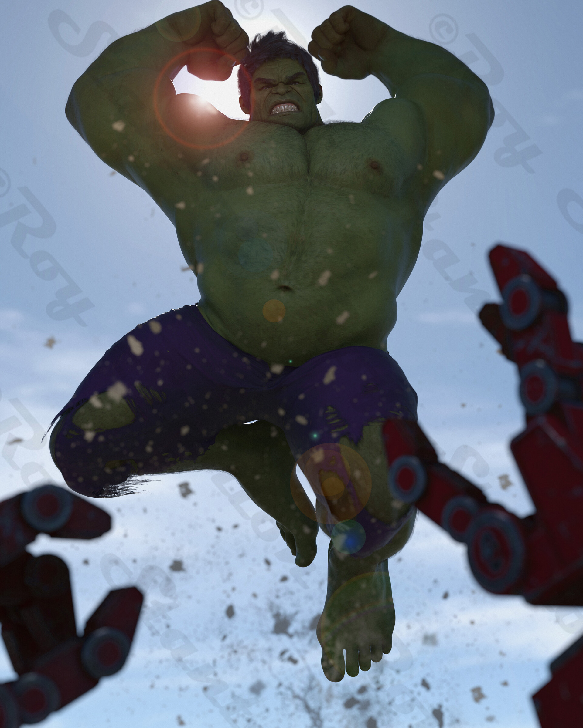 Hulk Smash Avengers Gif