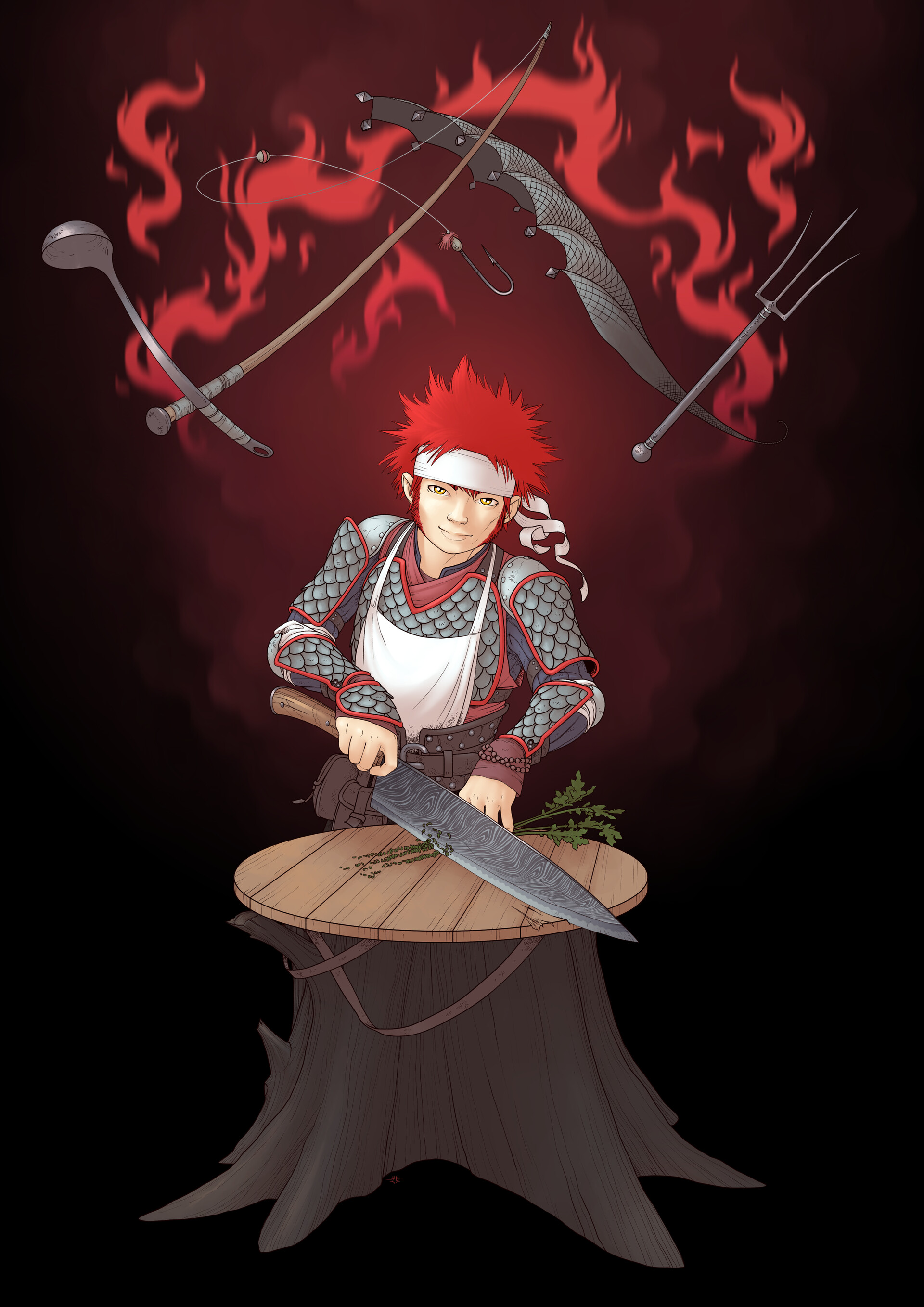 Balrog Grill Master aka "Pit Fiend" : r/DrawForMe