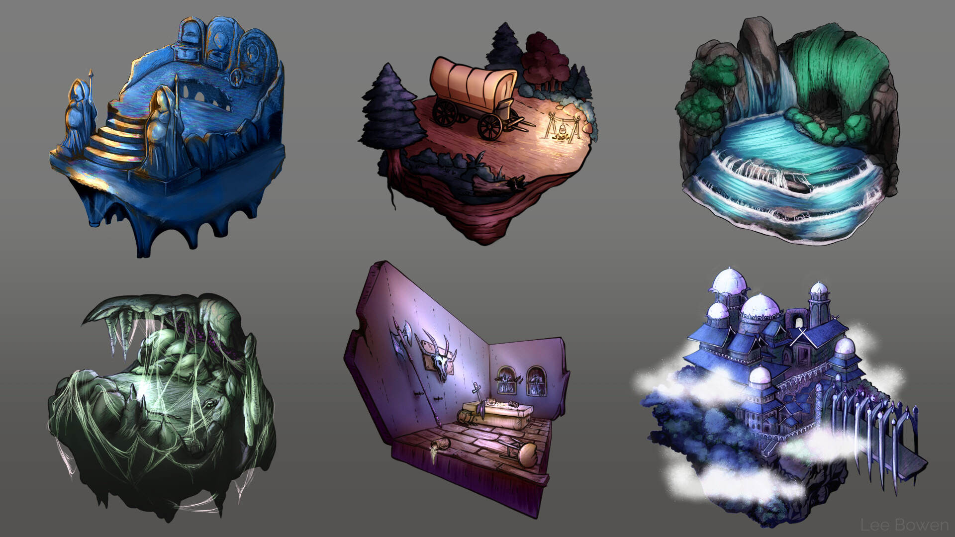 ArtStation - Fantasy Backgrounds