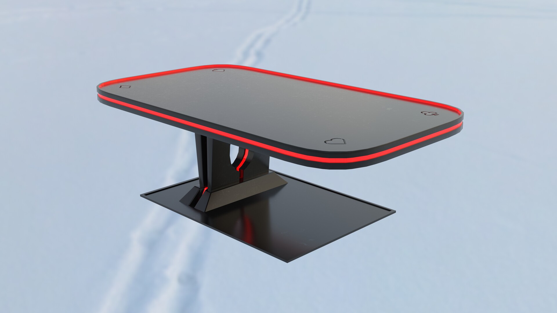 ArtStation - Low Poly Sci-Fi Table