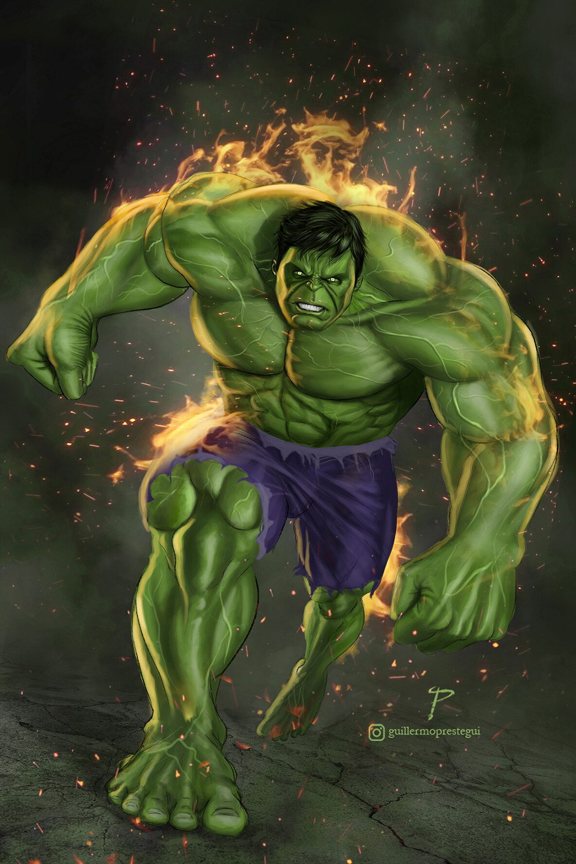 ArtStation - Hulk smash!!