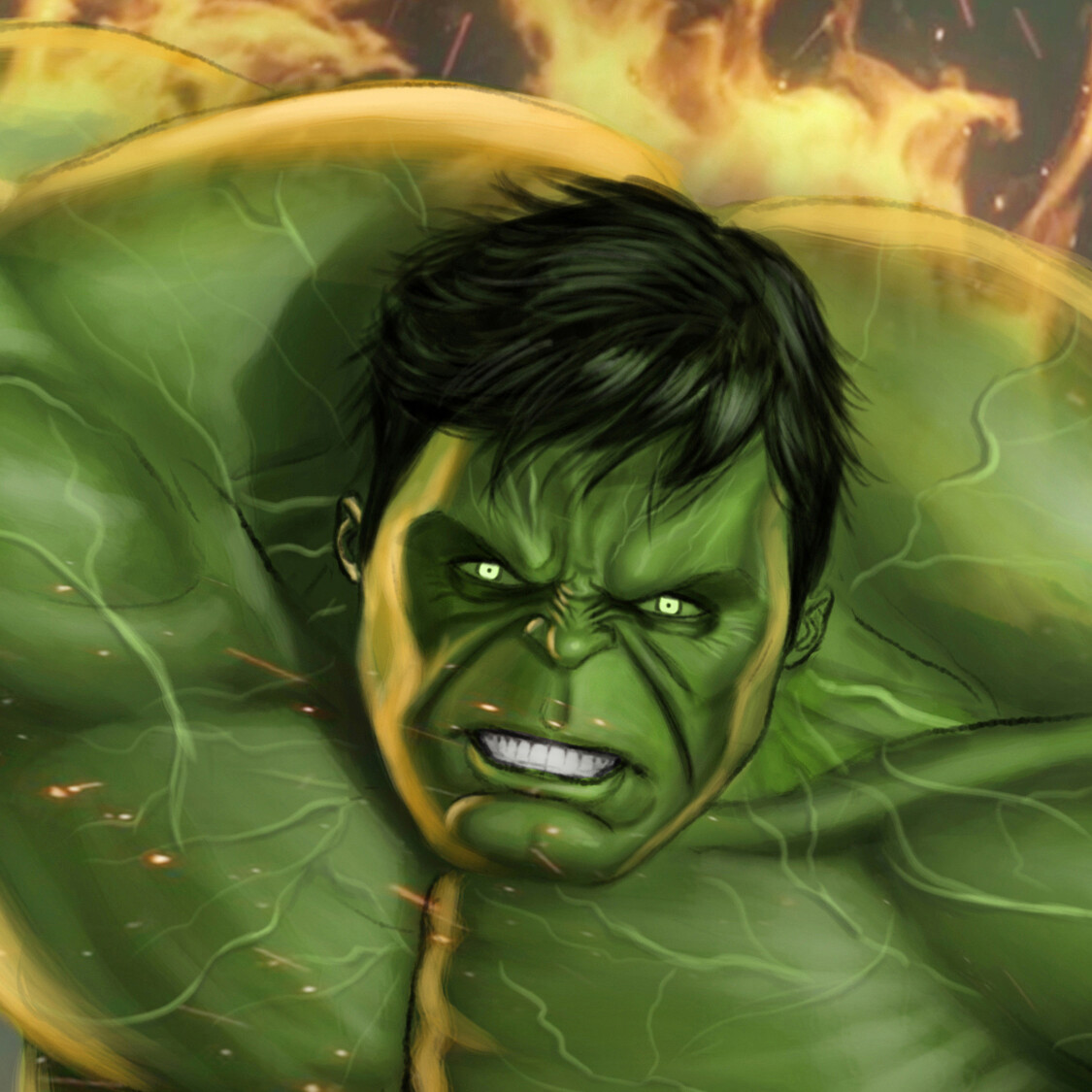 Hulk Smash Face