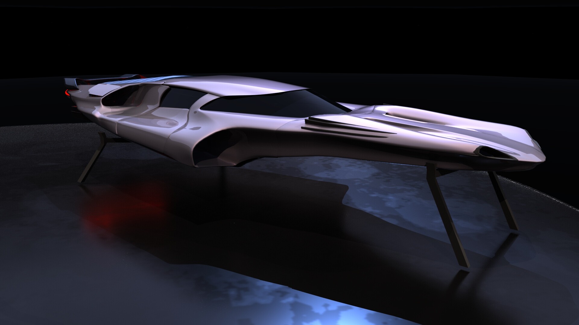 Simon Guivaudon - SCI-Fi Spaceships Concept 3D Model