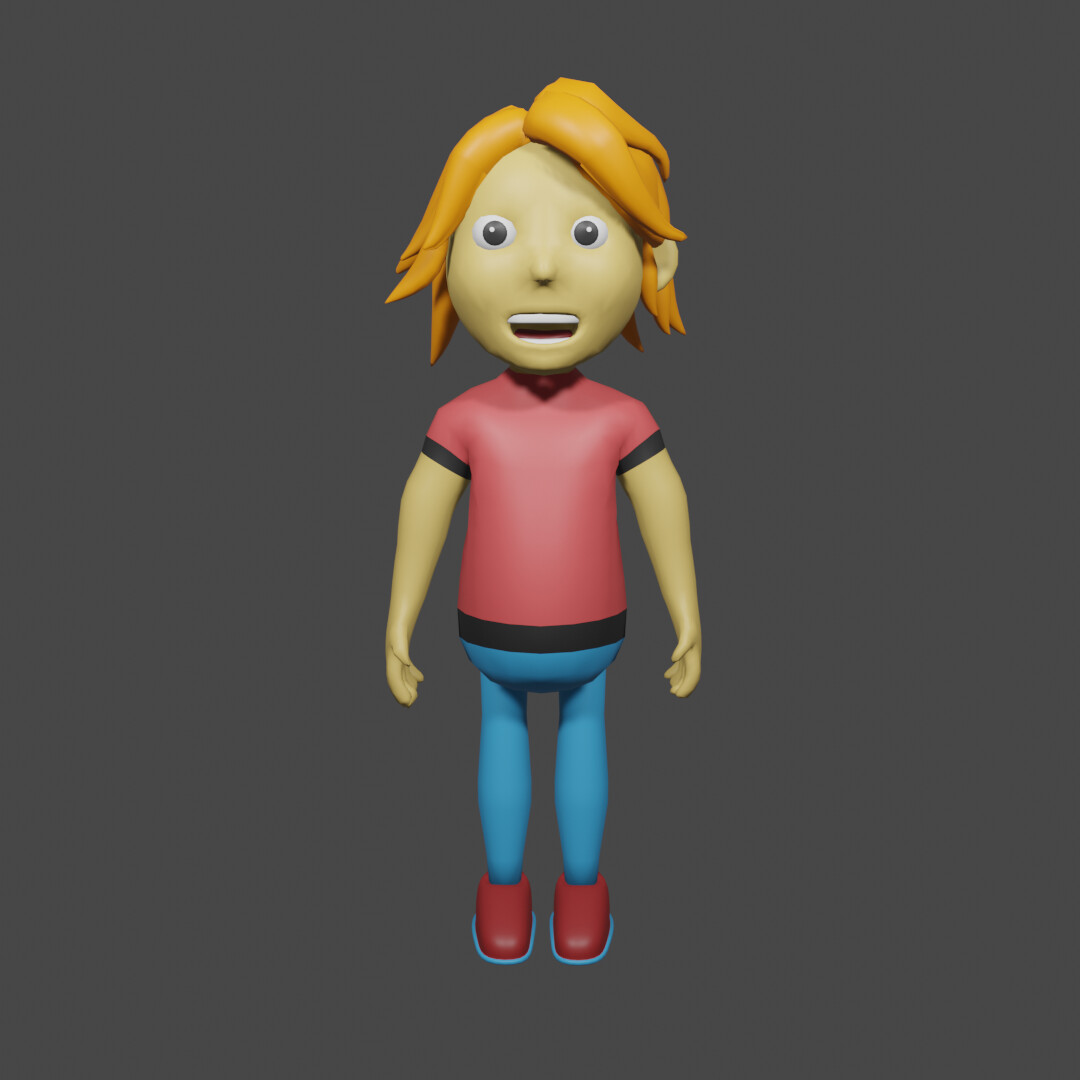 ArtStation - 3D Kid Character Modelling