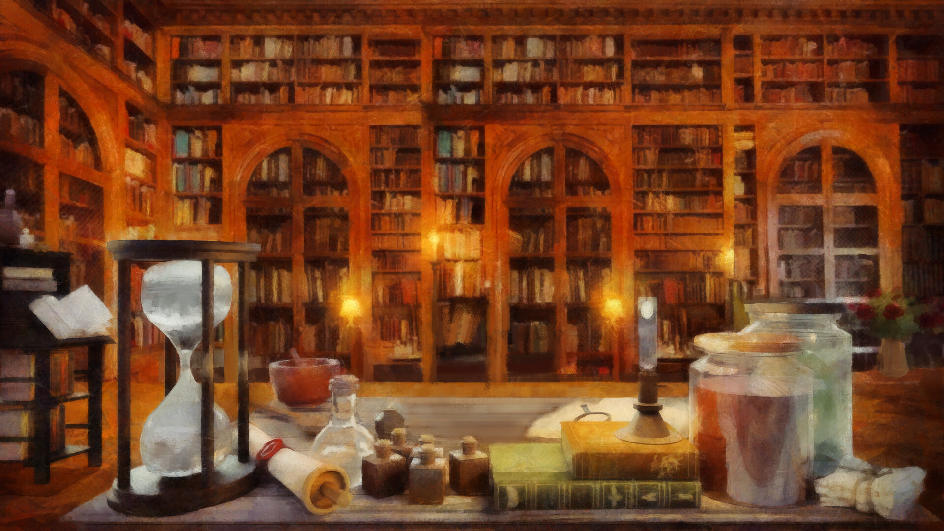 ArtStation - Academy Interior | Ladies and Labyrinths