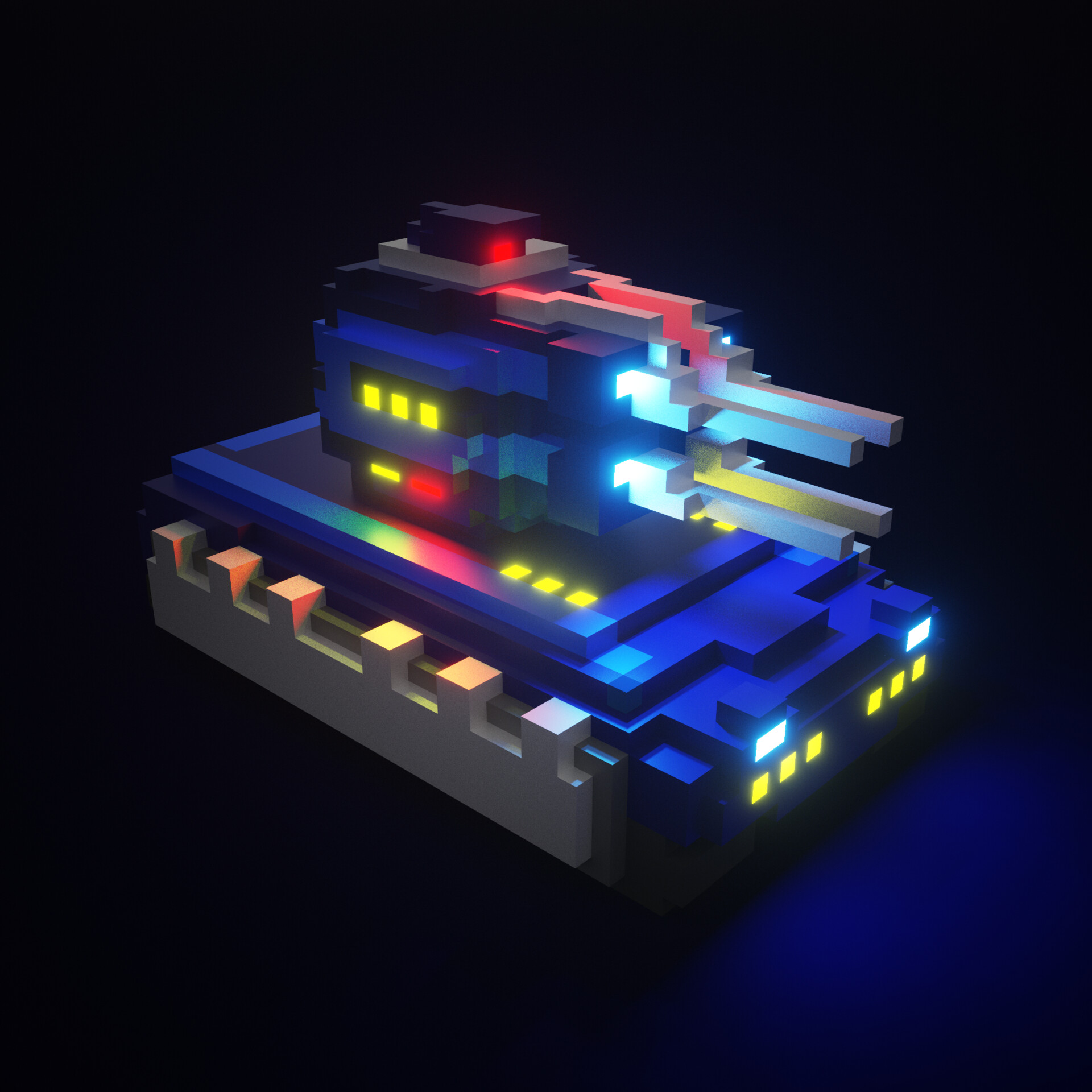 ArtStation - voxel tank