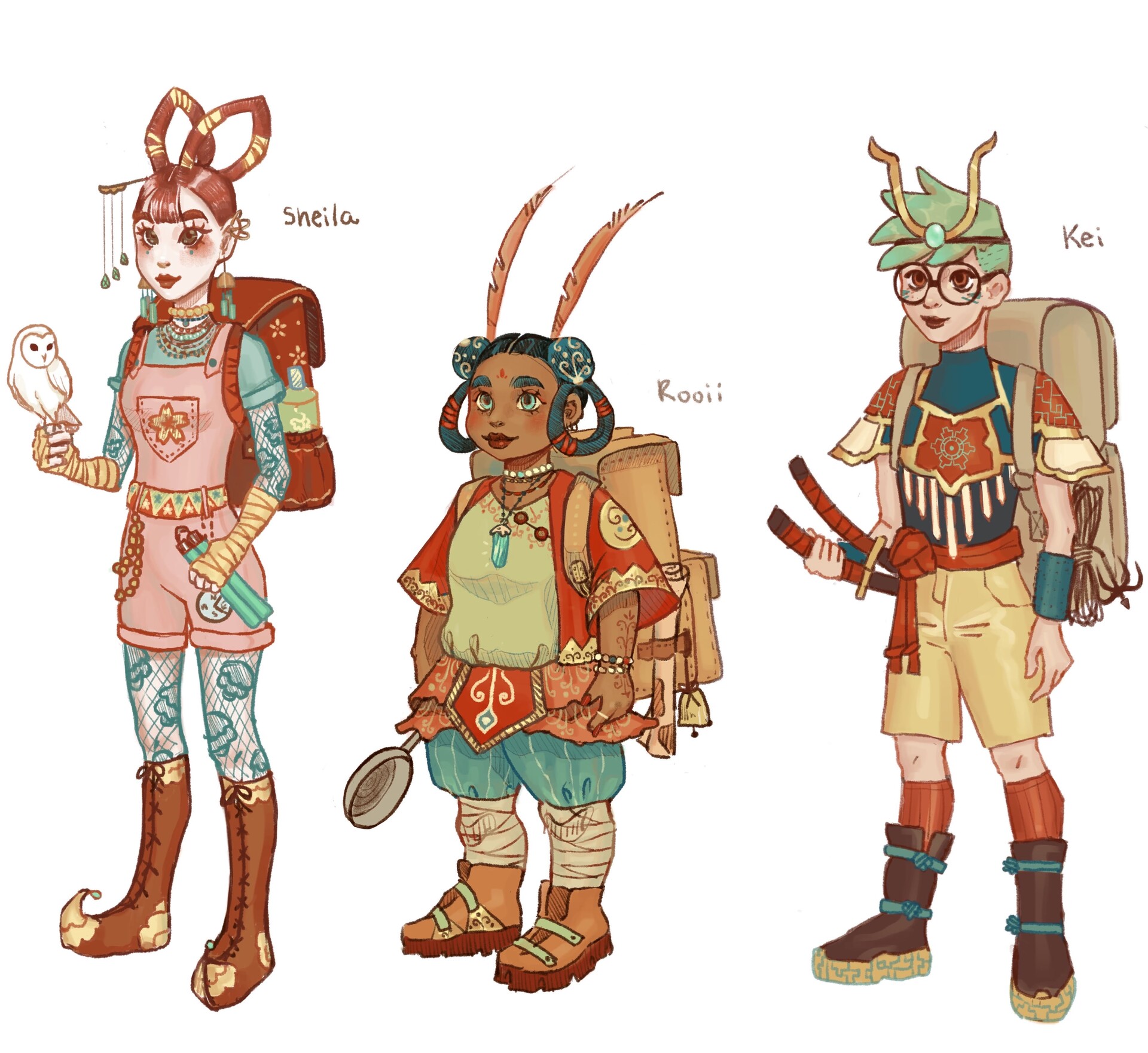 ArtStation - OC designs and doodles