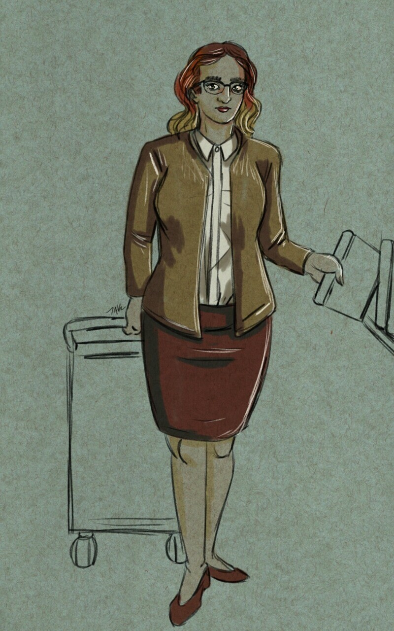 ArtStation - Daily Sketch: The Librarian