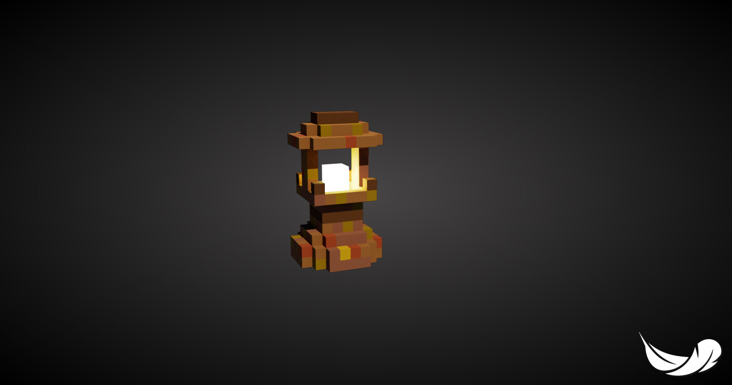ArtStation - Mining lamp
