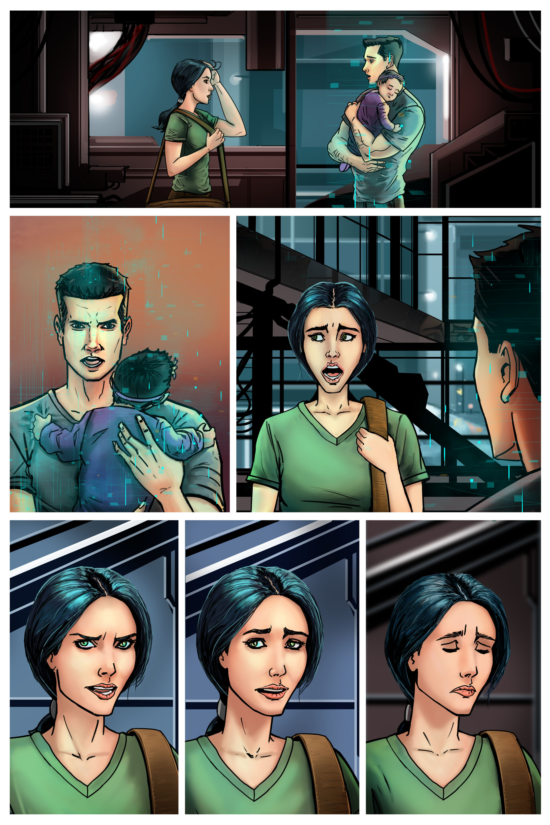 ArtStation - Today's digital comic page. Thanks for looking.