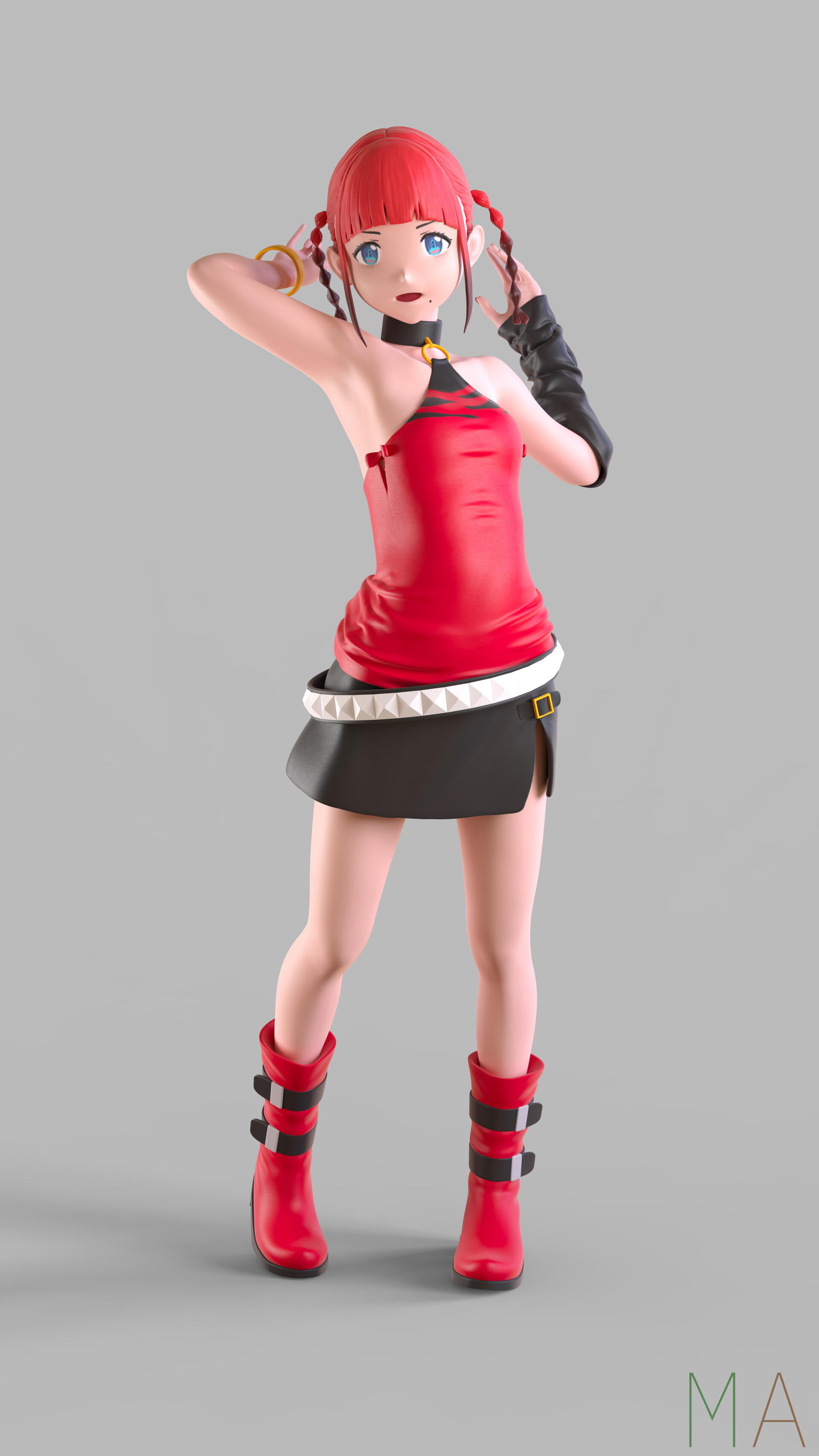 ArtStation - 『SSSS.DYNAZENON』 Asukagawa Chise