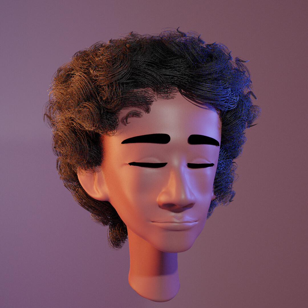 ArtStation - Afro Man (Stylized Character)