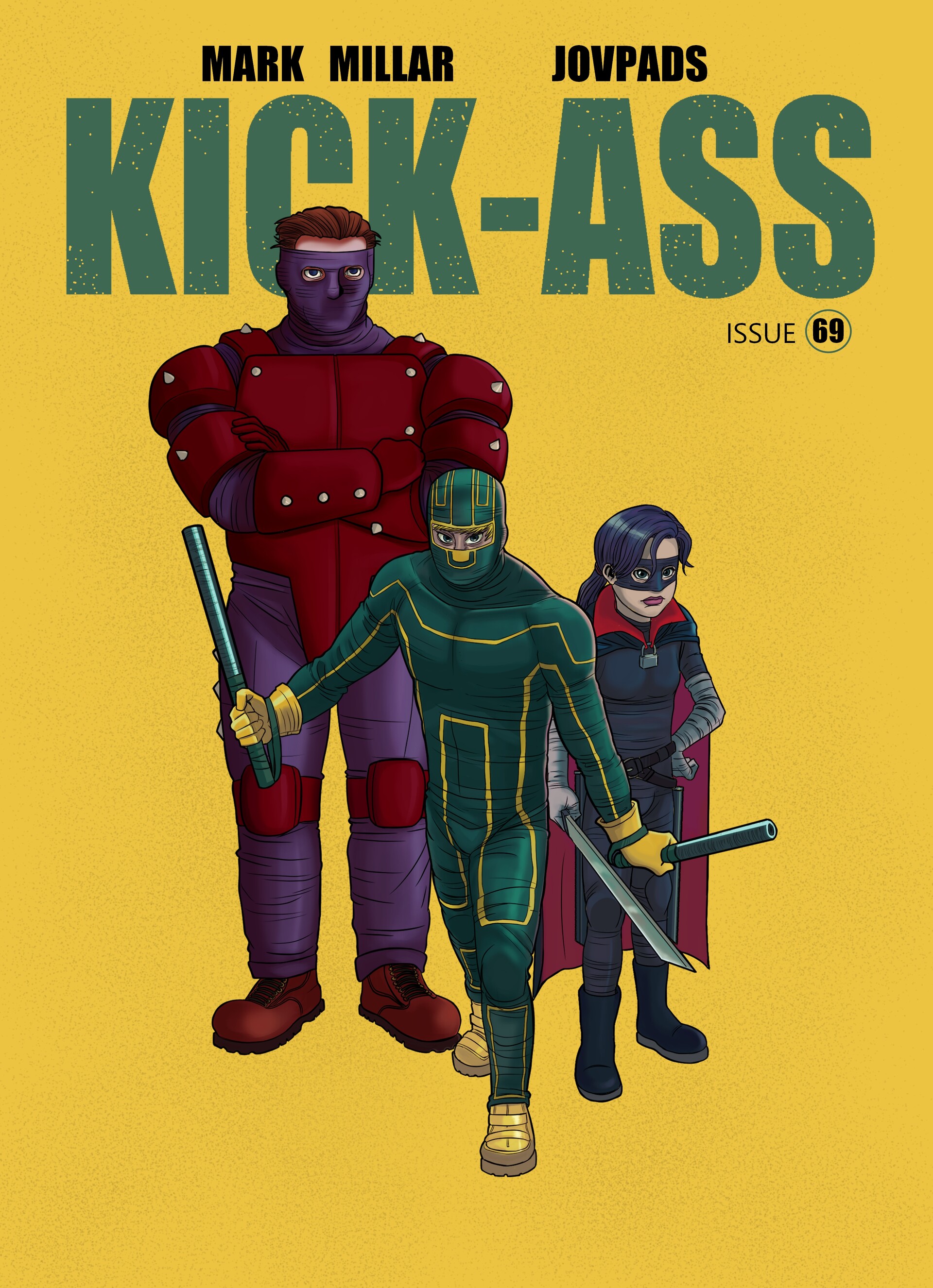 Artstation Comic Book Cover Concept Kick Aas