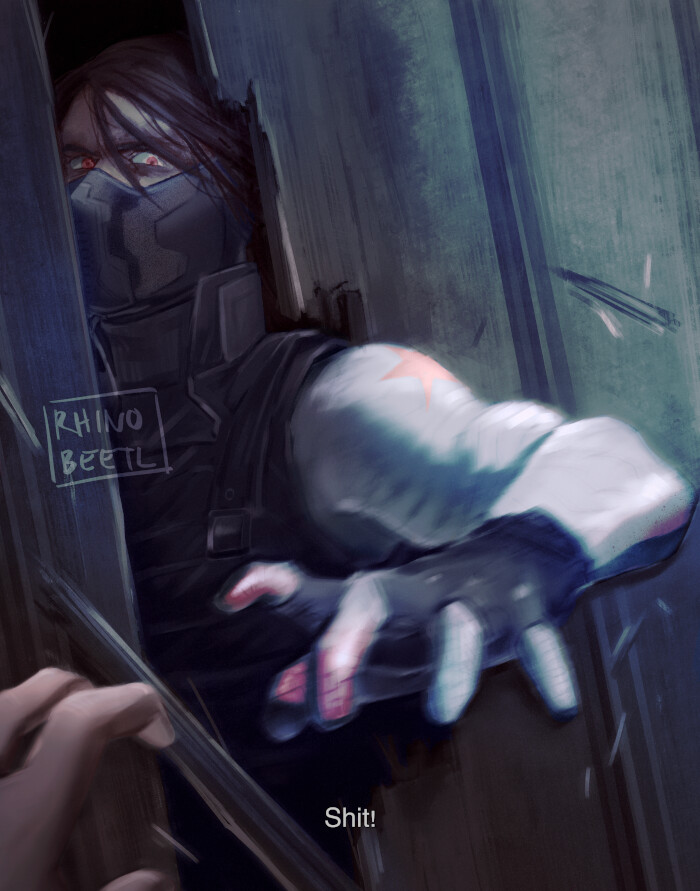 ArtStation - Bucky Barnes Horror Game Concept