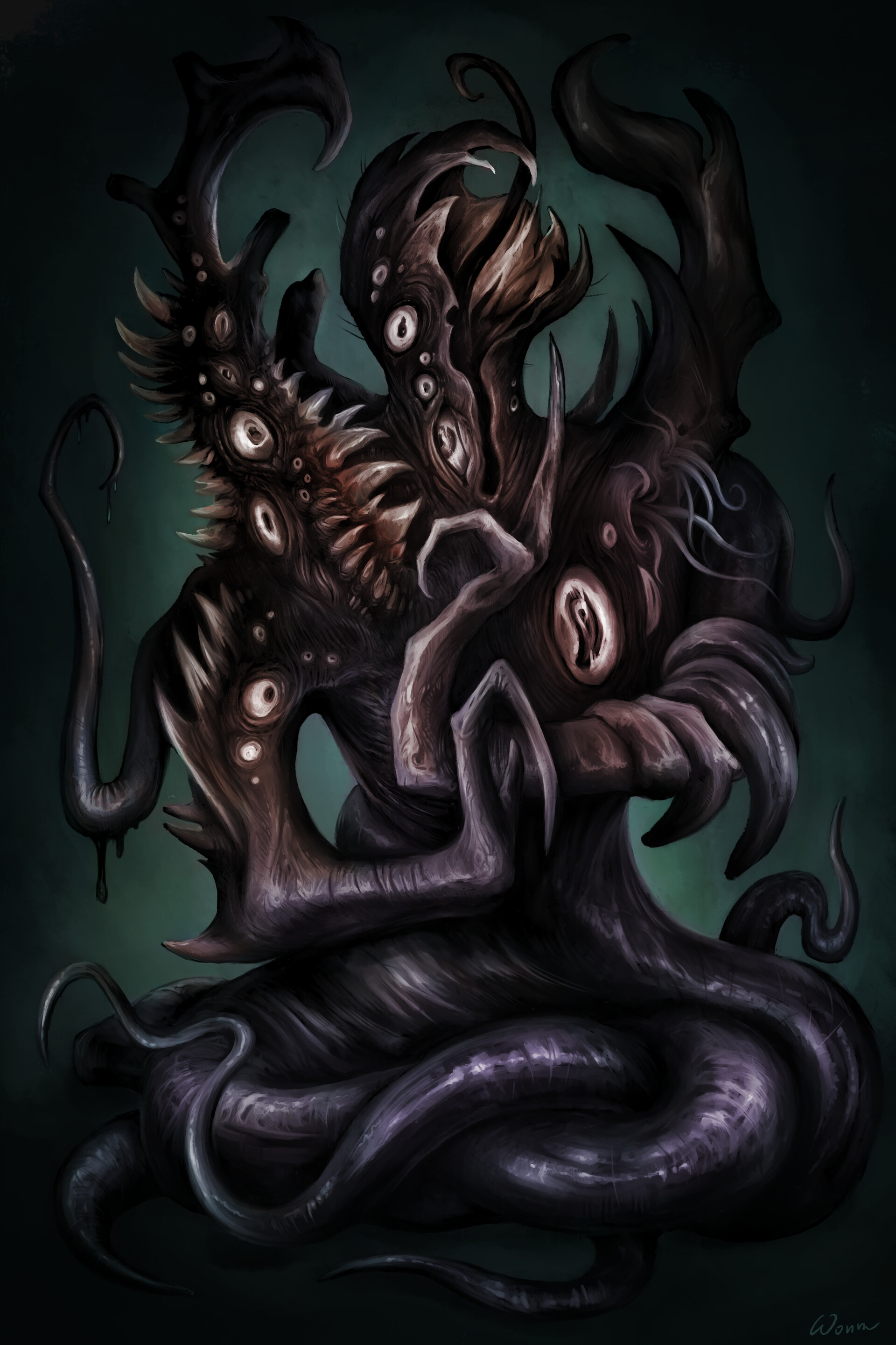 Artstation Eldritch God Commission