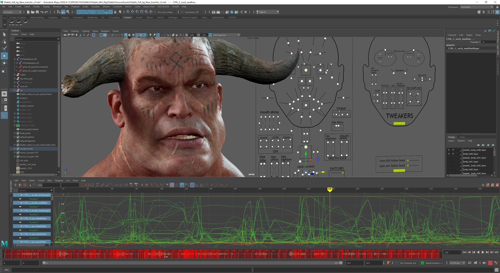 MHB Studio - Metahuman Facial Rig Customization Tool