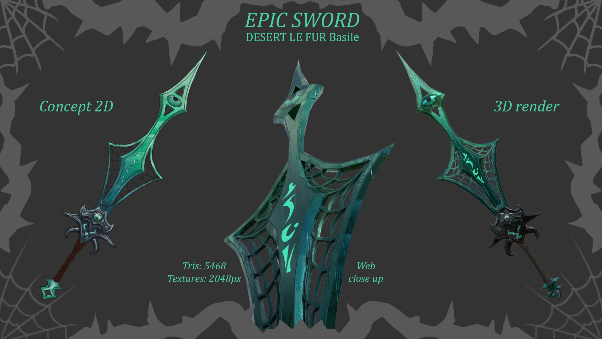ArtStation - Spider Epic Sword