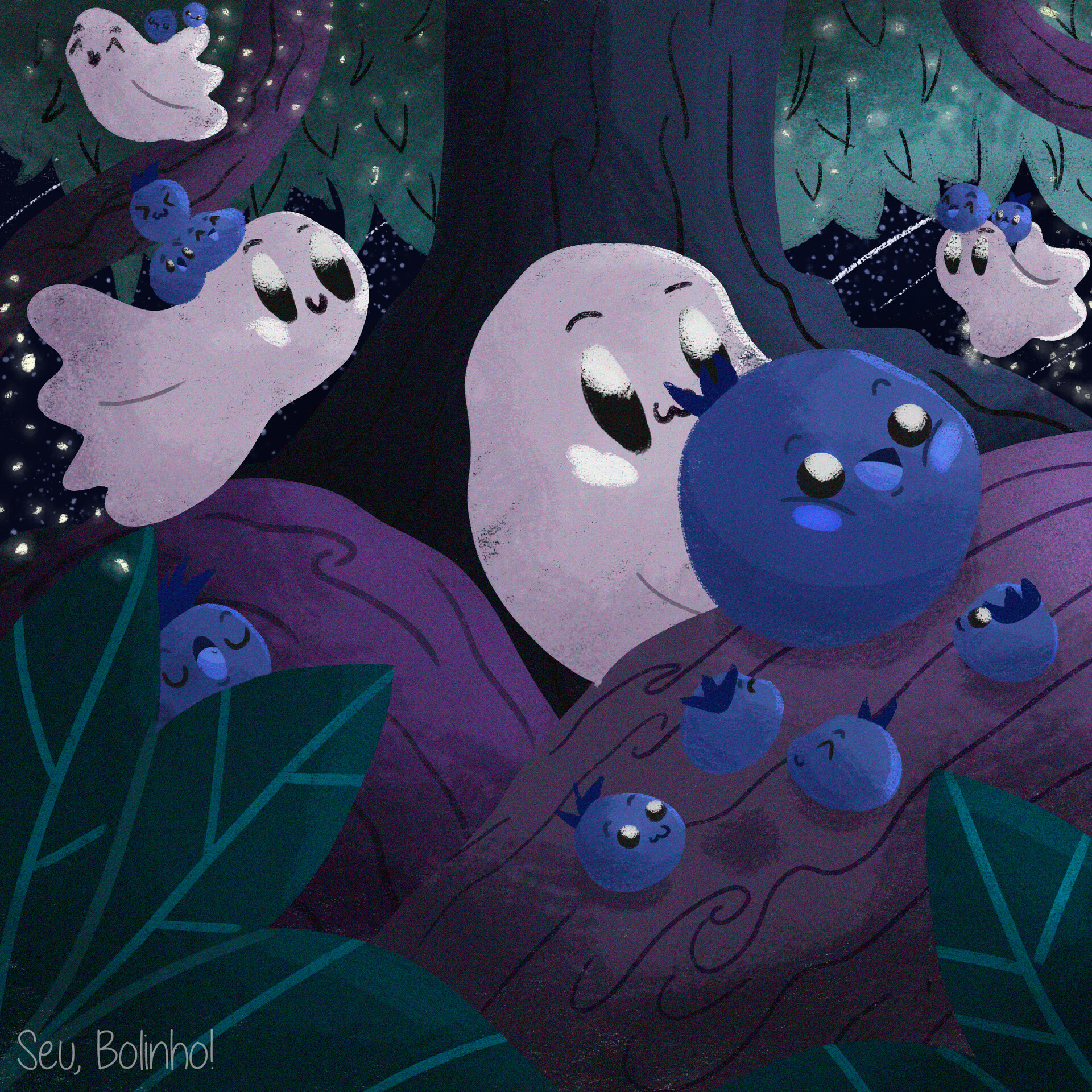 ArtStation - Ghosts and Blueberries