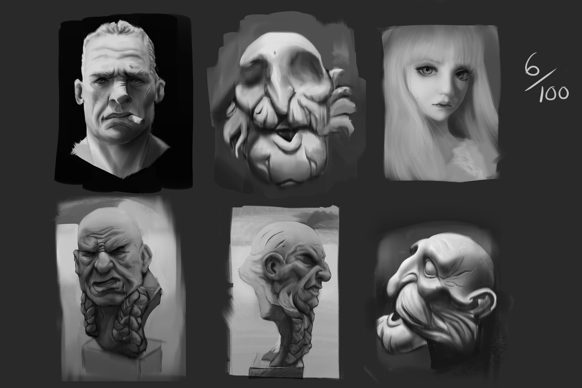 ArtStation - Head Studies