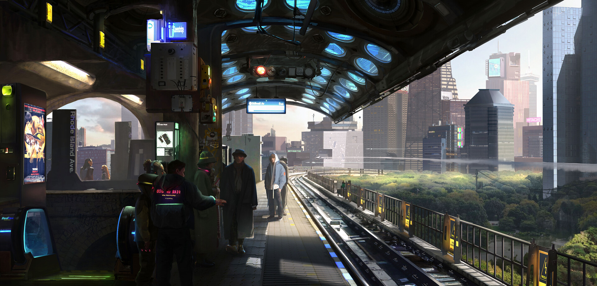 ArtStation - Station Platform